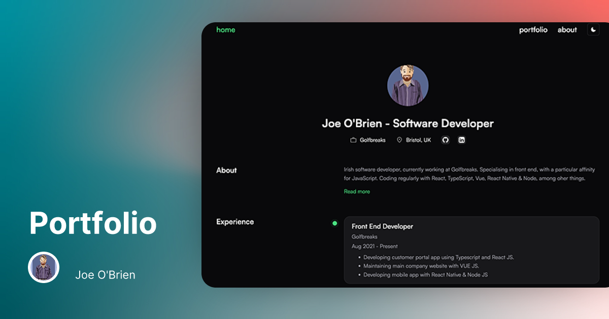 Joe O'Brien • Joe O'Brien Media